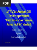 AWWA D100-11 Welded Carbon Steel Tanks For Water Storage | PDF