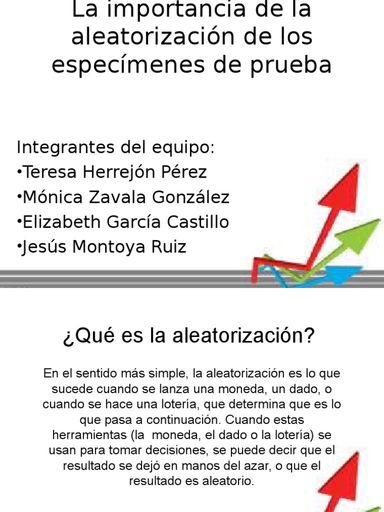 4.5 Importancia de Aleatorización