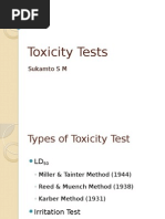 Determination of LD50 and ED50 | PDF | Environmental Science | Toxicology