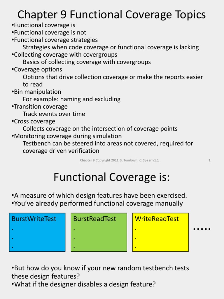 Chap 9 Functional Coverage | PDF | Computer Architecture | Computing