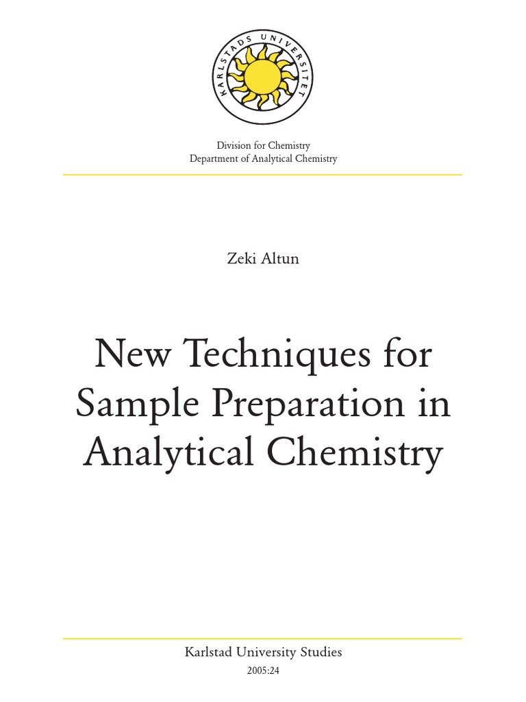 New HPLC Sample Prep Techniques | PDF | High Performance Liquid ...