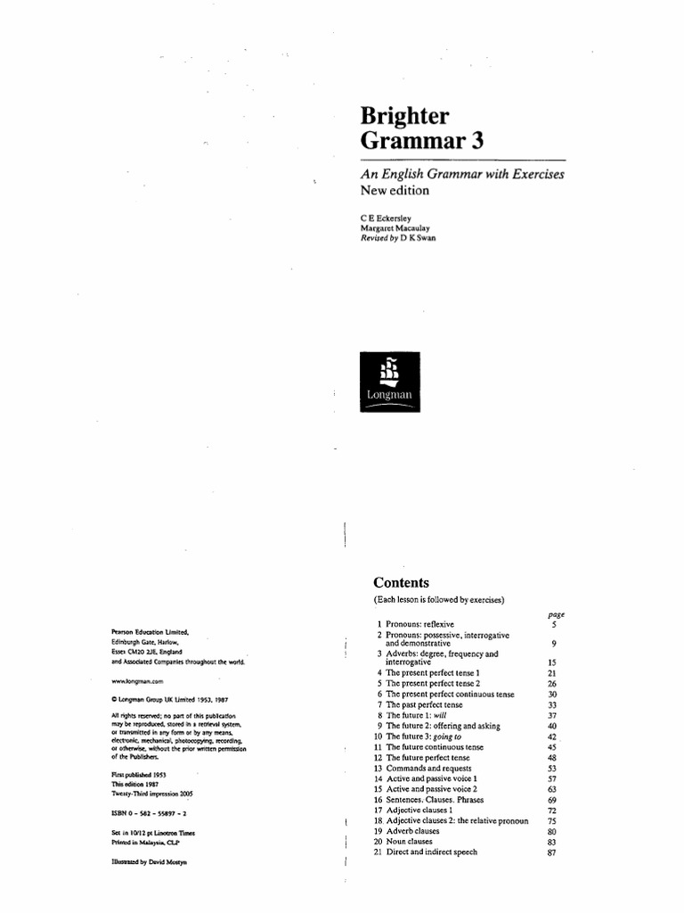Brighter Grammar 3 | PDF