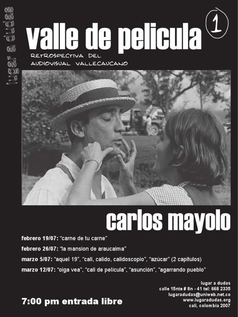 Entrevista Con Carlos Mayolo | PDF | Ficcion gotica | Colombia