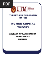 Schultz's 1961 Human Capital Theory | PDF | Human Capital | Capital ...