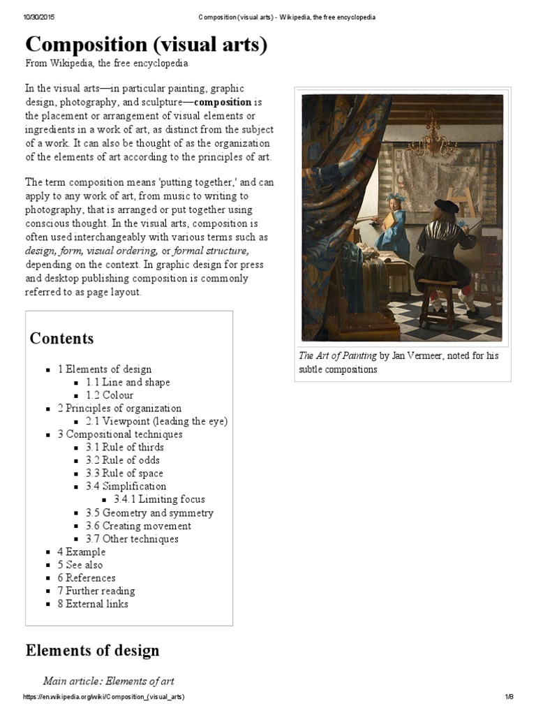 Composition Visual Arts | Composition (Visual Arts) | Imaging