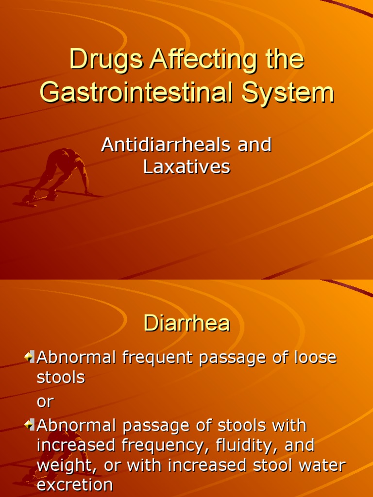 14 Antidiarrhead Laxatives Upd | PDF | Constipation | Diarrhea