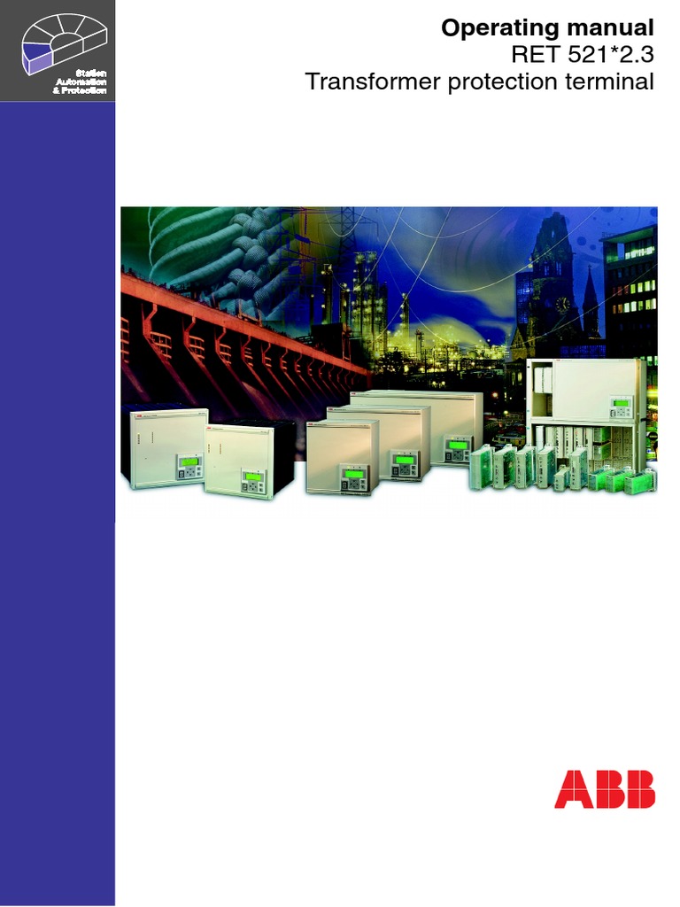 HMI User Guide for RET 521 Terminal | PDF | Menu (Computing) | User ...