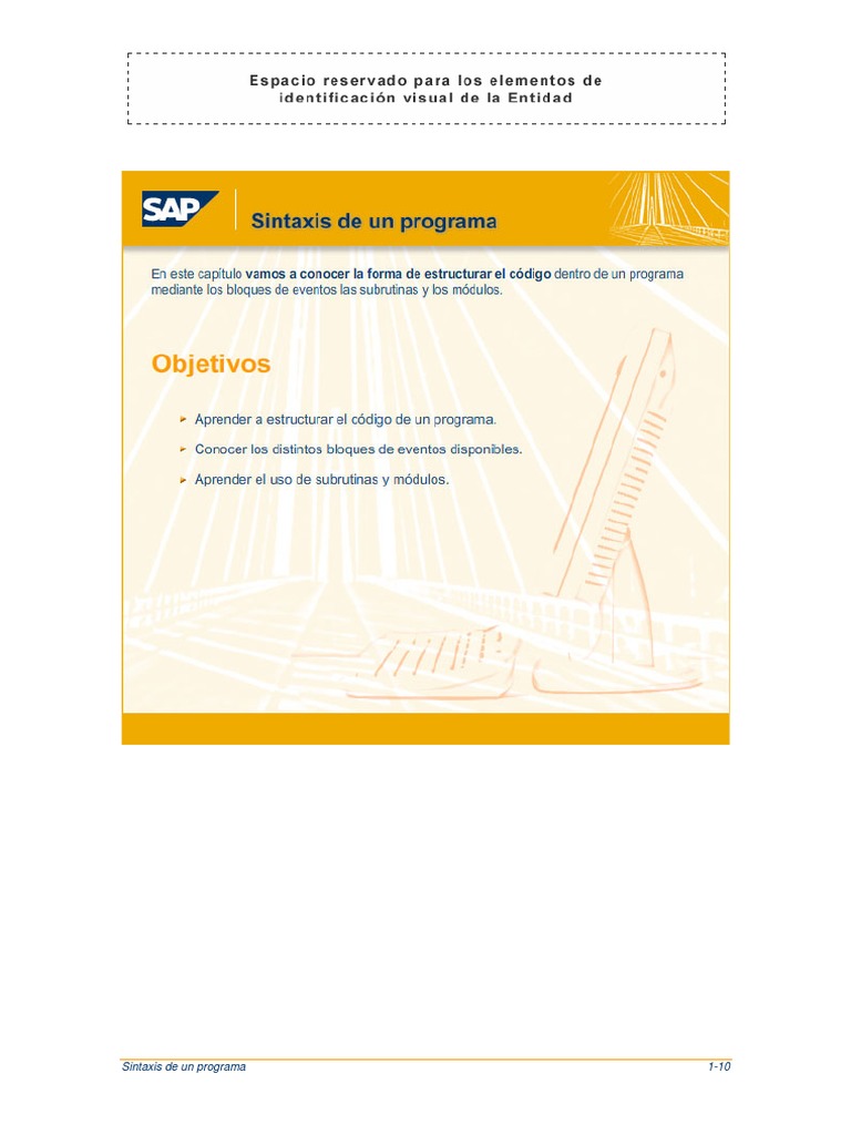 Sap-05-01 Estructura Del Codigo | PDF | Programa de computadora | Programación