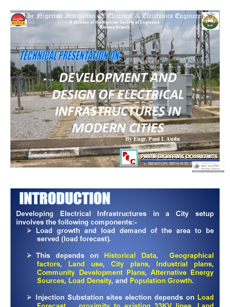 Electrical Infrastructure Design in Cities | PDF | Science & Mathematics
