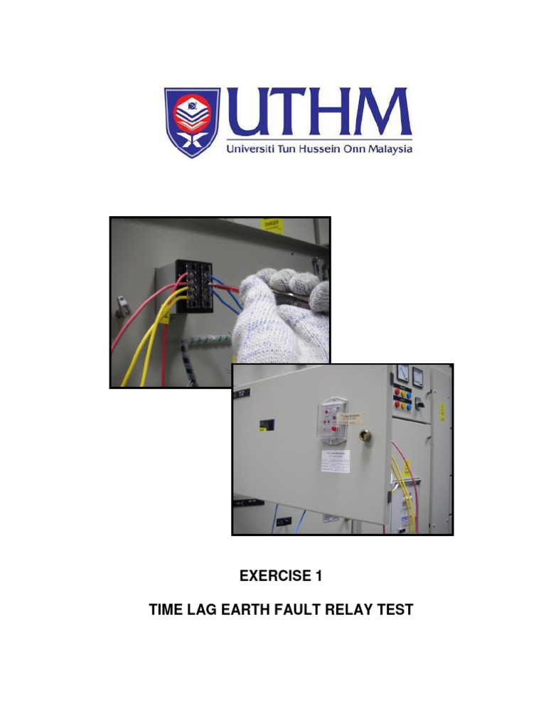 Lab 1 - Time Lag Earth Fault Relay Test (Lab 1) BEF 45101 | PDF | Relay ...