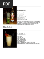 Cappello Cocktail Menu Digital | PDF
