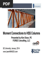 HSS Beam To HSS Column Connections - Steel Tube Institute | PDF | Beam ...