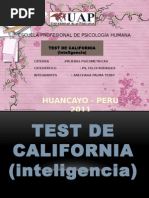 Test de California | PDF | Analogía | Ciencia cognitiva