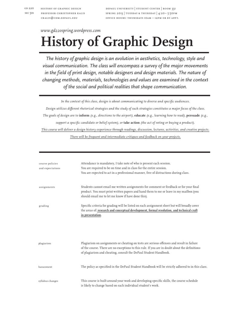 History of Graphic Design | PDF | Graphic Design | Design
