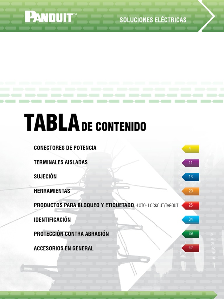 Panduit TERMINALES | PDF | Herramientas | Cobre