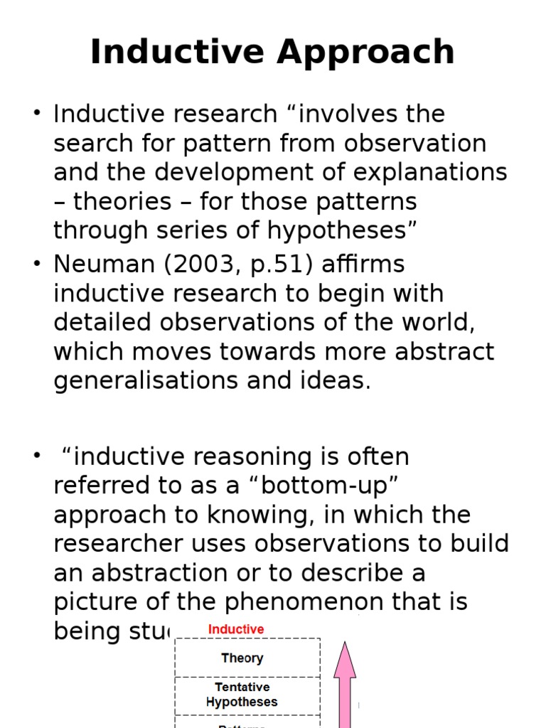 Inductive Approach | PDF
