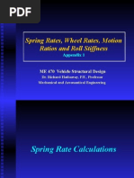 Spring Rates, Wheel Rates, Motion Ratios and Roll Stiffness Session 5 ...