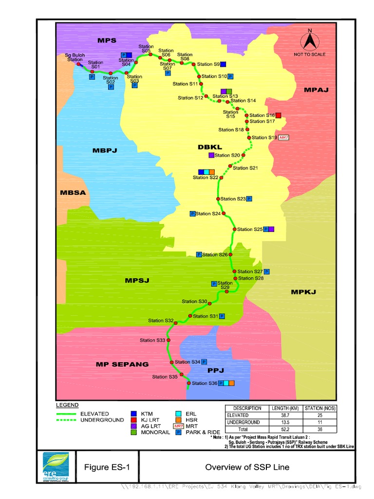 Malaysia mrt2 Map | PDF