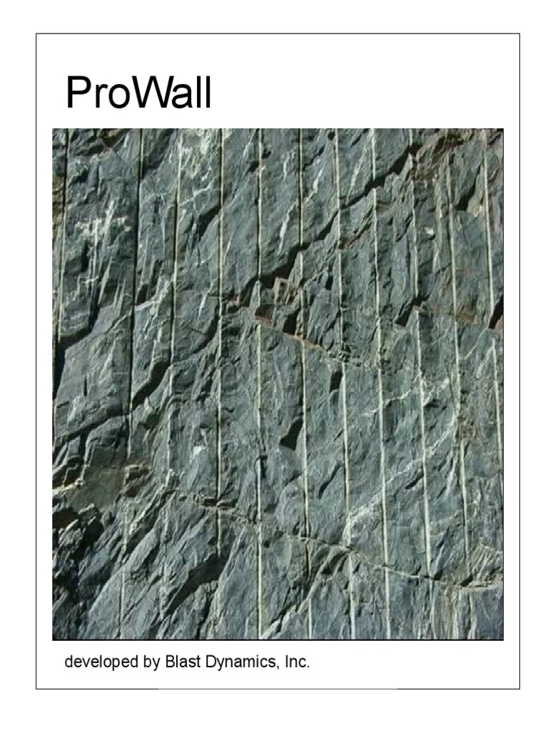 New ProWall Manual | PDF | Strength Of Materials | Explosive Material