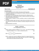 Icse Class X Maths Practise Sheet 1 GST PDF | PDF | Financial Services ...
