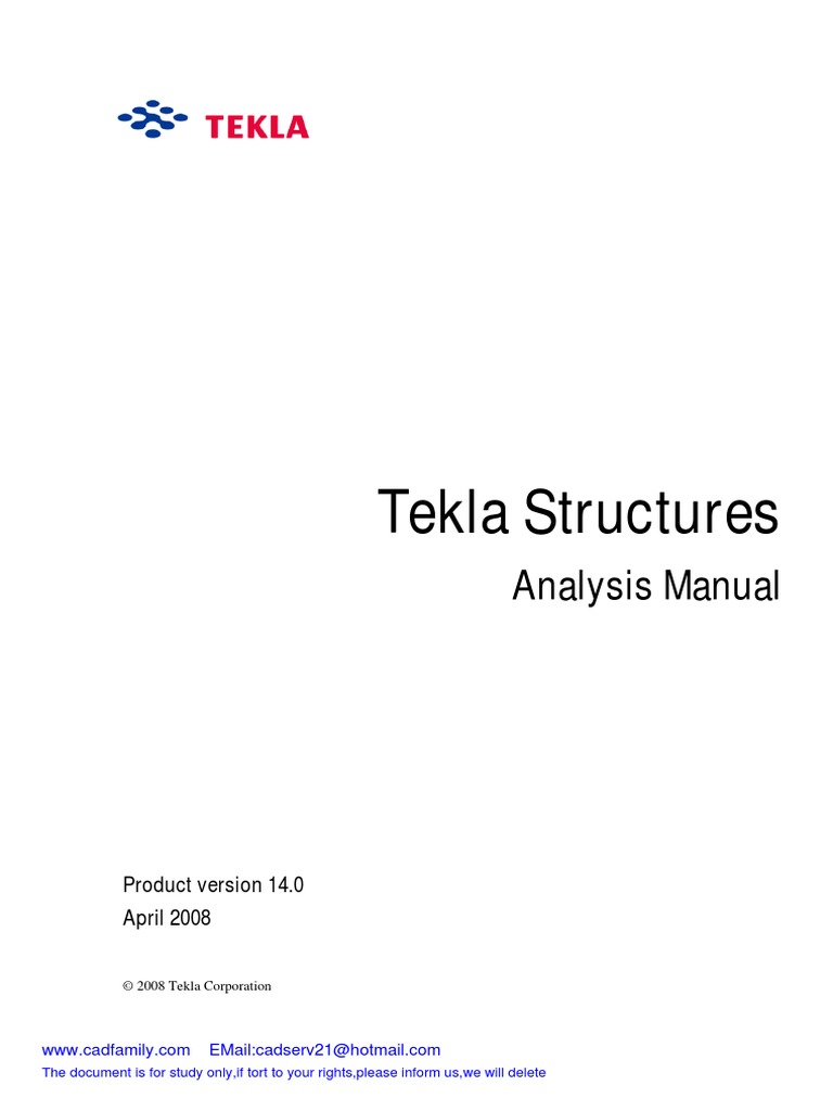 Tekla Structure Analysis - Tutorial | PDF | Truss | Structural Analysis