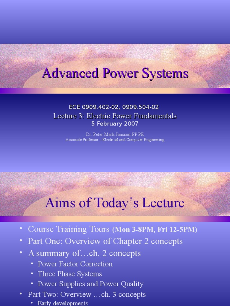 Advance Power Systems | PDF | Electric Power Distribution | Ac Power