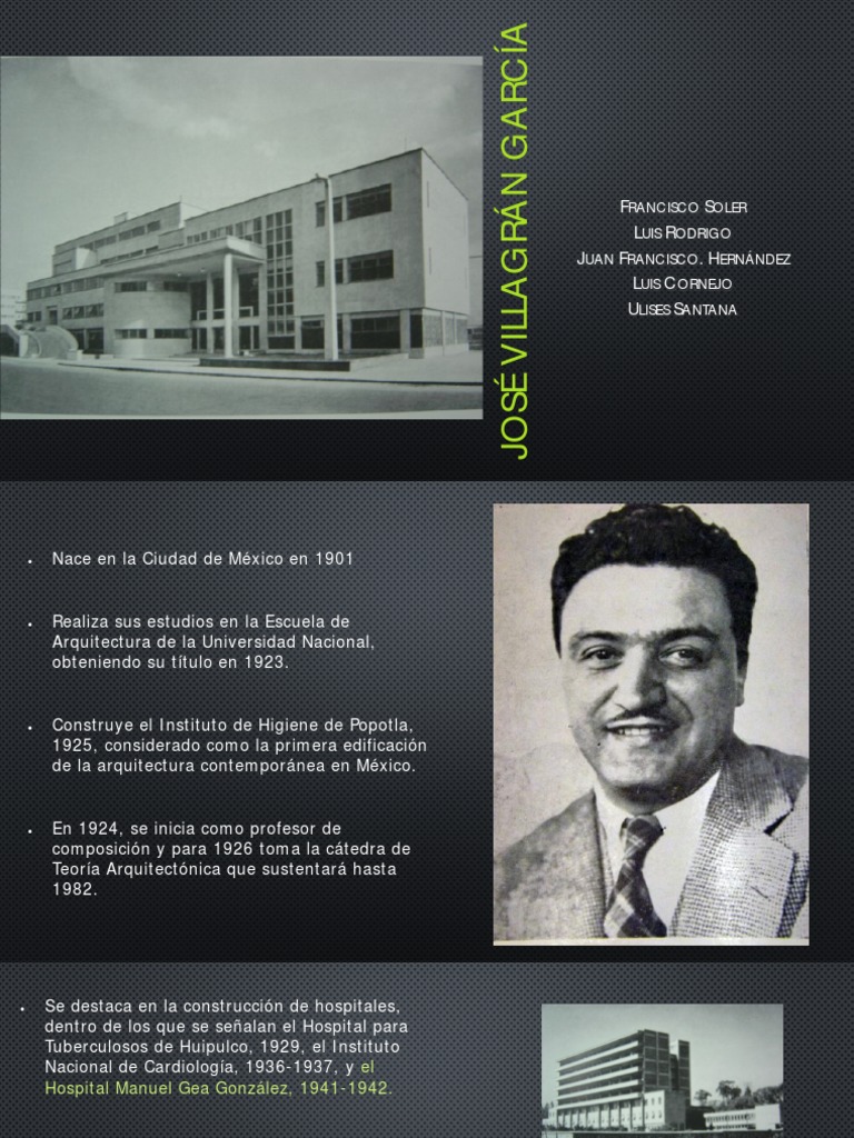 José Villagrán: Pionero de la Arquitectura Mexicana | PDF | Diseño ...