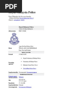 PDRM Organizational Structure Overview | PDF | Police | Law Enforcement