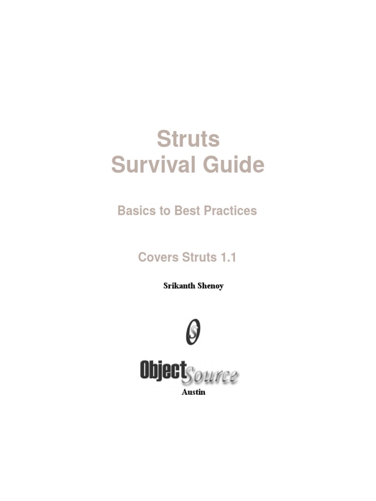 Struts Survival Guide | PDF | Java Server Pages | Java Servlet