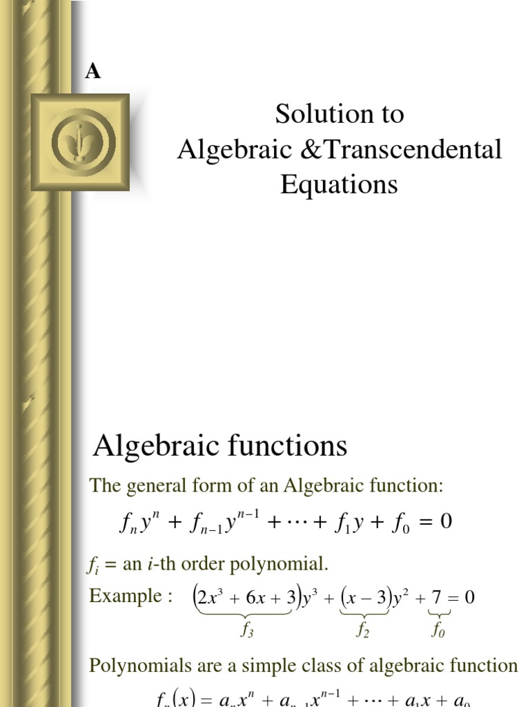 A.1 Iterative Methods | PDF | Numerical Analysis | Equations