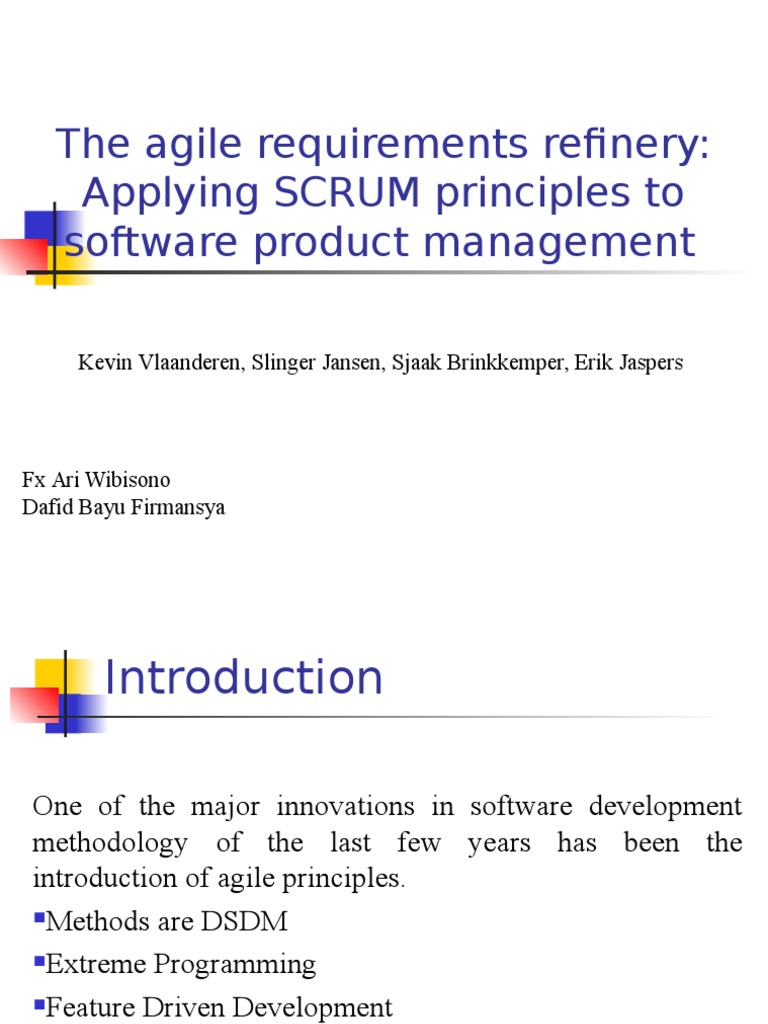 Agile SPM with SCRUM Principles | PDF | Scrum (Software Development) | Agile Software Development