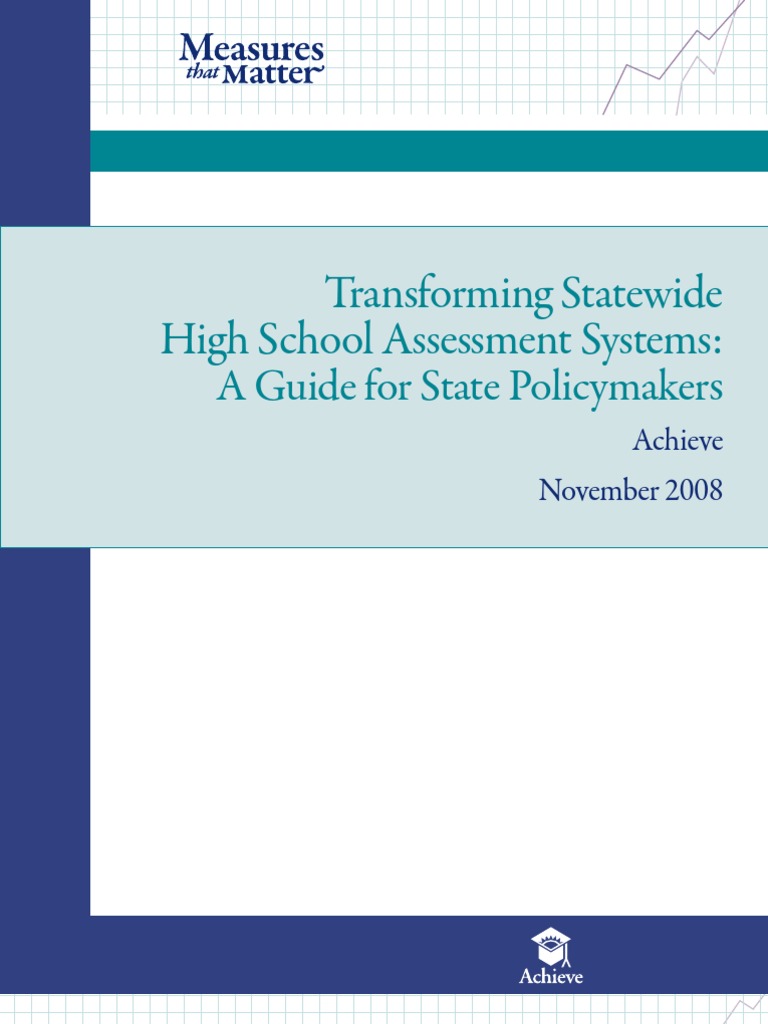 Transforming State Wide High School Assessment Systems | PDF ...