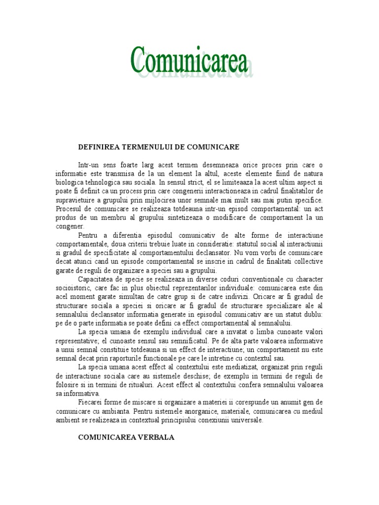 comunicarea nonverbala