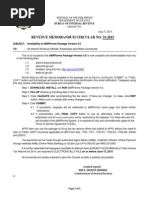 RMC No. 122-2023 (Availability of Offline BIR Forms For Filing of ...