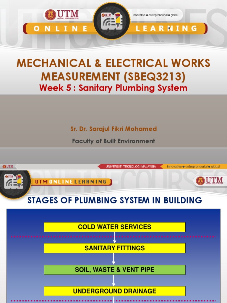 Sanitary Plumbing Measurement Guide | PDF | Plumbing | Pipe (Fluid ...