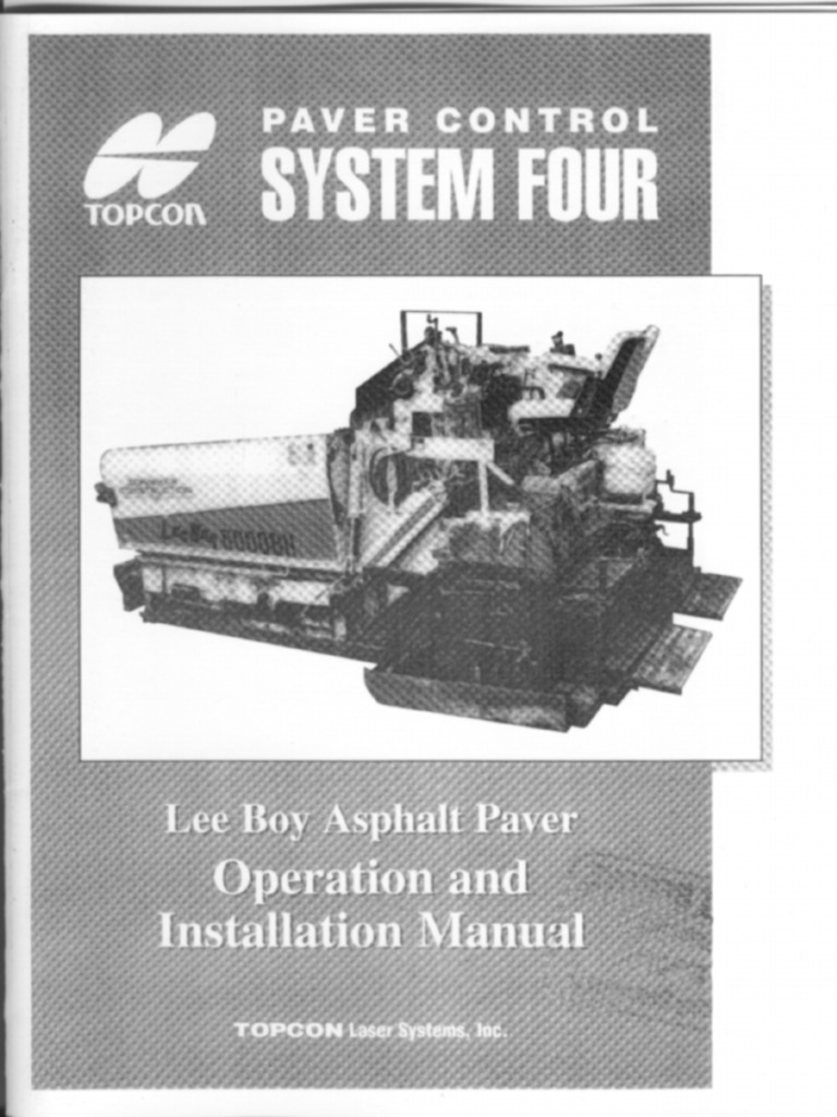 Topcon System 4 | PDF