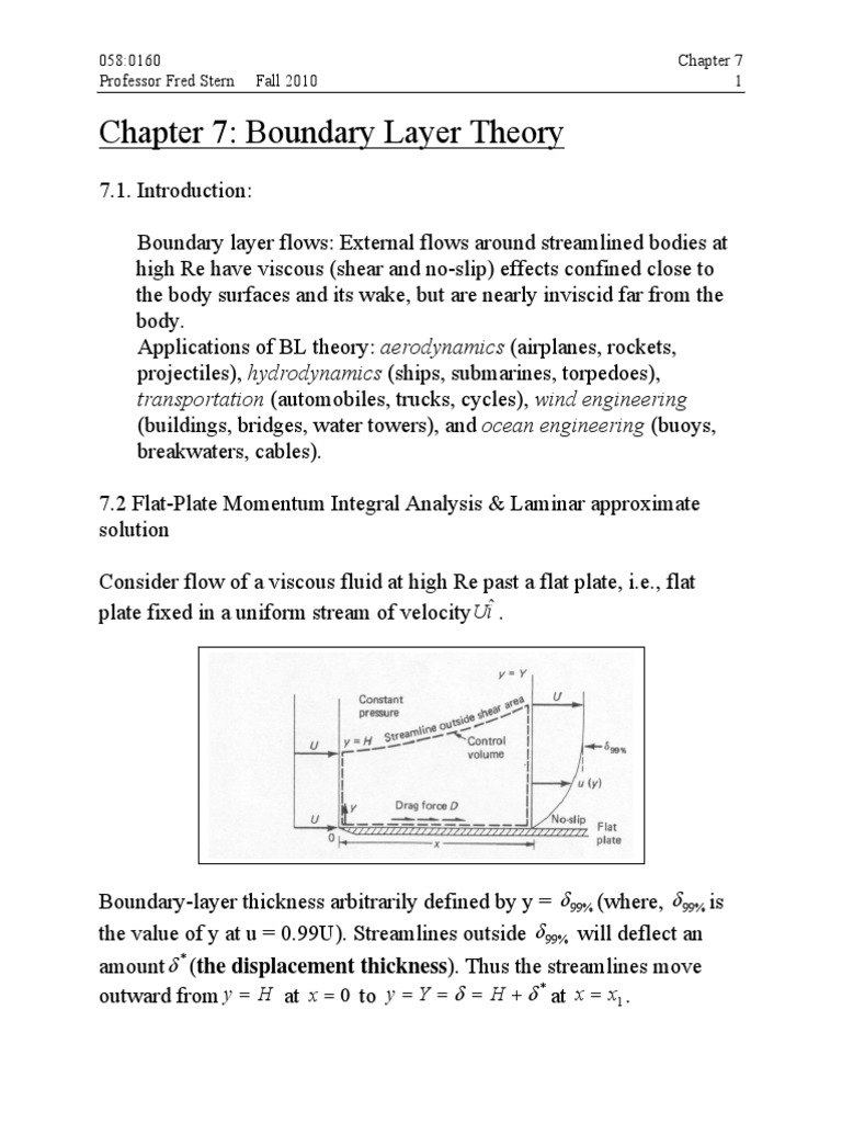 Boundary Layer Chpter 7 | PDF