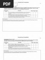 NY Regents ELA Argument Writing Rubric | PDF | Essays | Citation