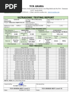 Ultrasonic Testing Report Format Based On IACS | PDF | Nondestructive ...