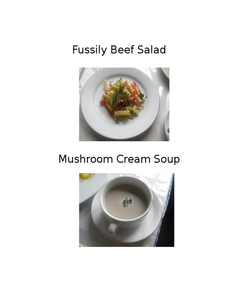 Fussily Beef Salad | PDF