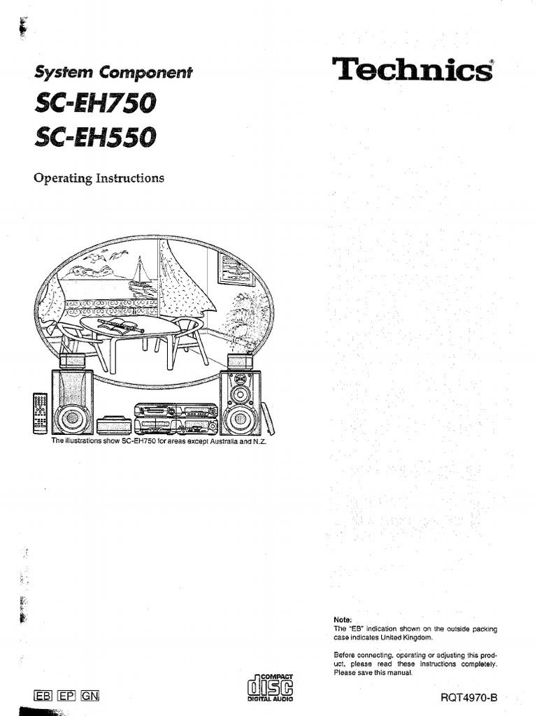 Technics SC Ch550 | PDF