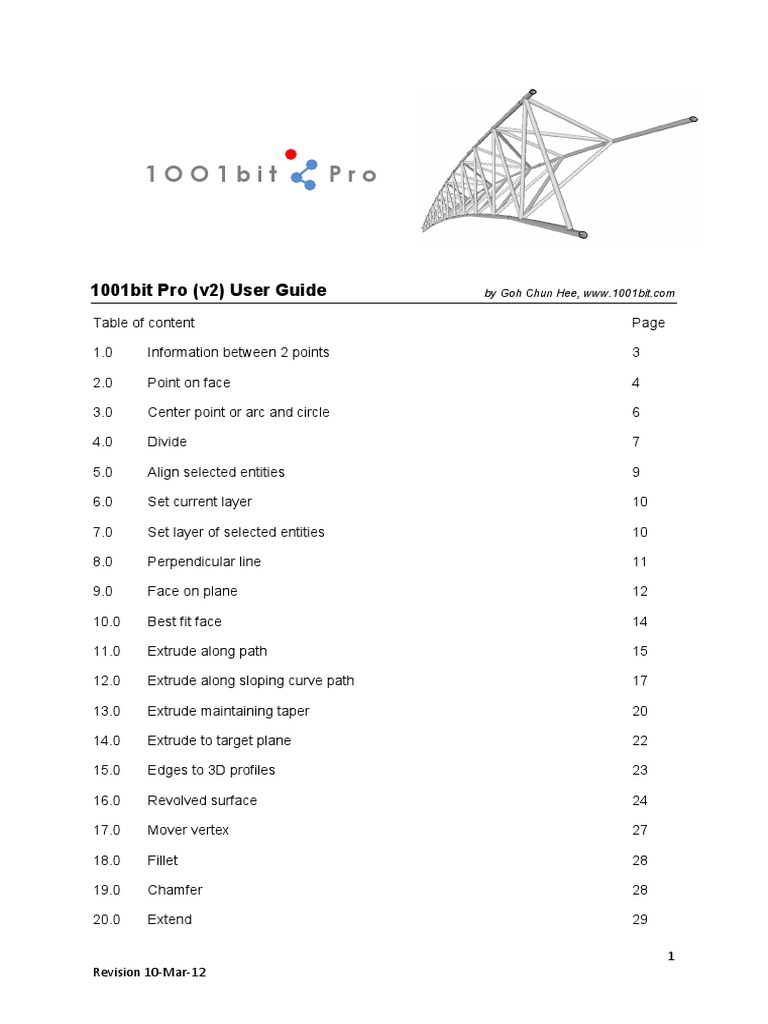 1001bit Pro2 User Guide | PDF | Matrix (Mathematics) | Extrusion