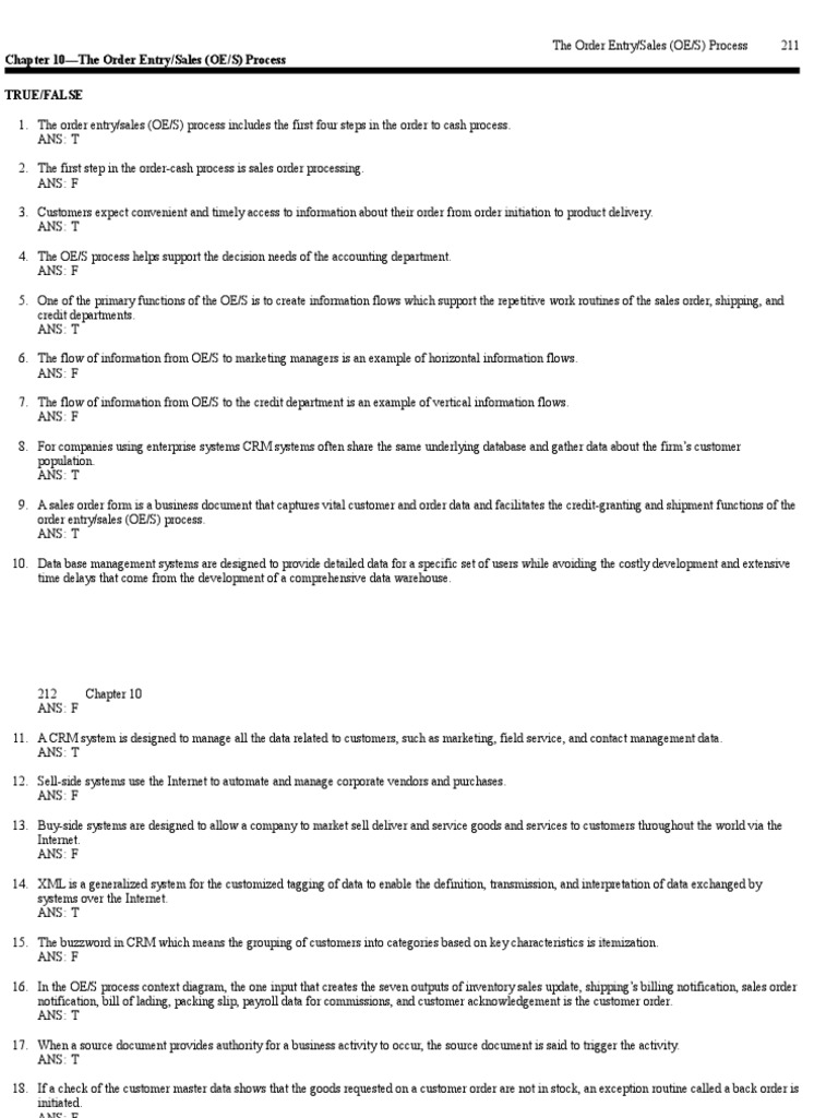 Accounting Information System | PDF | Customer Relationship Management ...