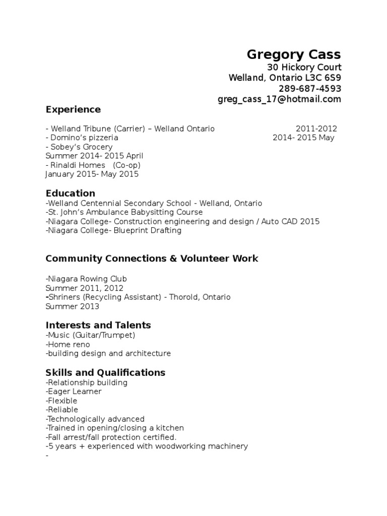 Greg Resume | PDF