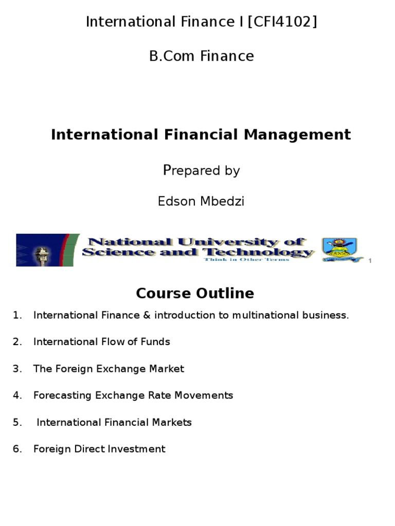 International Financial Environment | PDF | International Business ...