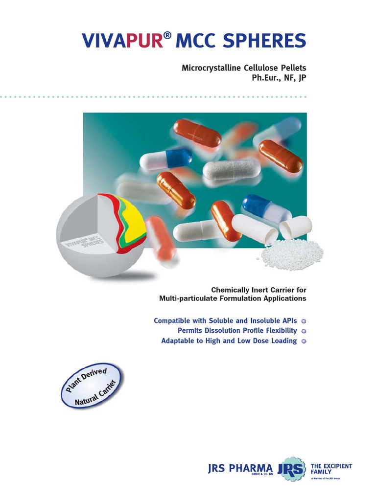 Vivapur Mcc Spheres Gb 1009 | Pharmaceutical Formulation | Tablet ...