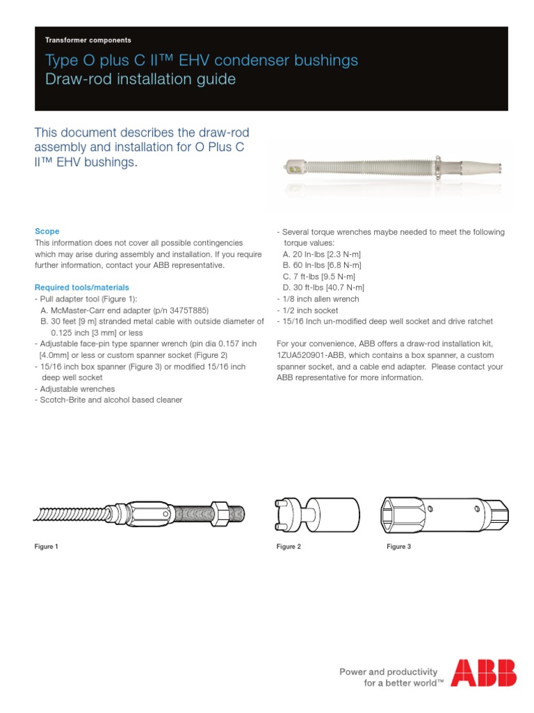 Bushing ABB Con Diseño en Papel | PDF | Screw | Mechanical Engineering