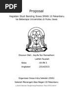 Proposal Kegiatan Studi Banding Mahasiswa | PDF