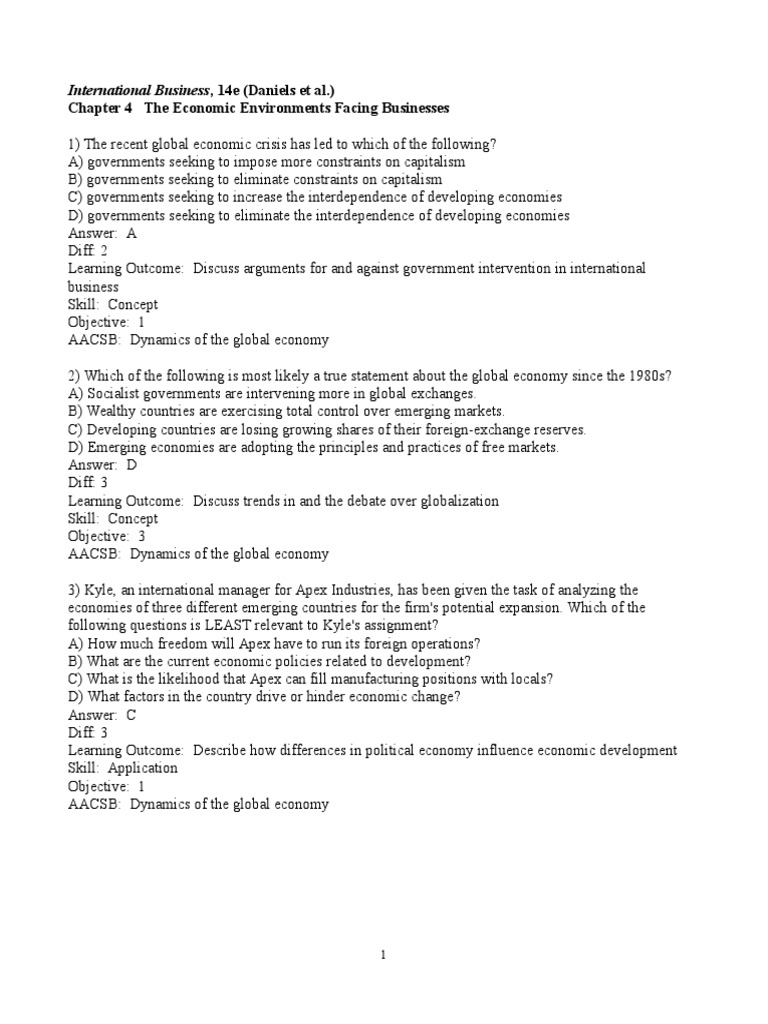 Economic Systems and Global Trends | PDF | Inflation | Gross Domestic ...