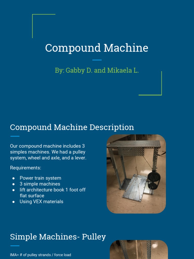 Compound Machine Efficiency Analysis | PDF | Machines | Equipment